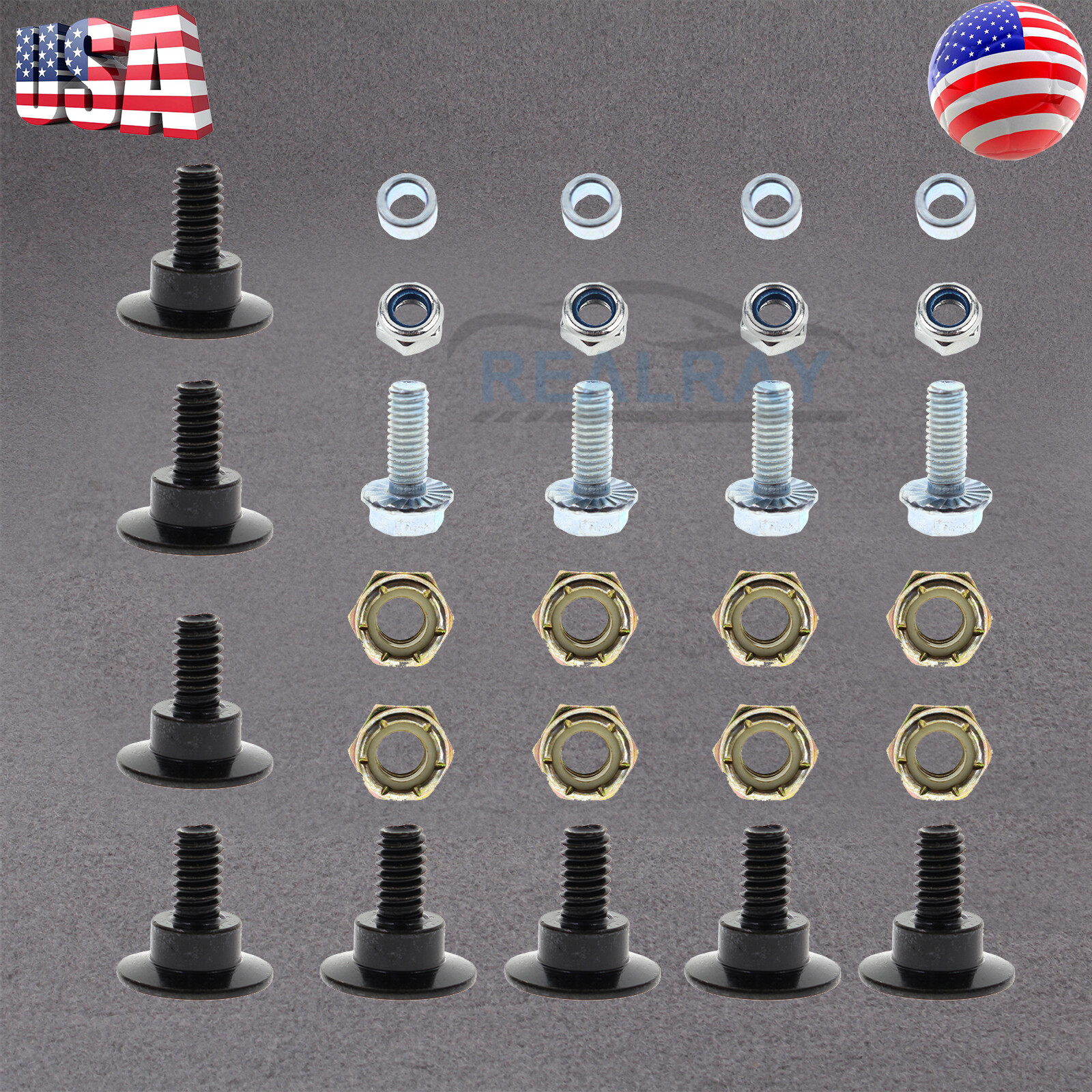 For Toro 136-7182 84-1971 CCR2450 CCR 3650 Paddle Bolt & Nut Kit ...