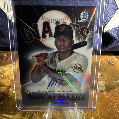 2022 Bowman Draft - Heir Apparent Marco Luciano #HA-16 Autographs /99 ...