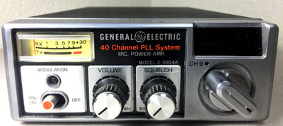 Vintage GE General Electric CB Radio 40 Channel System 3-5804A Nice | eBay