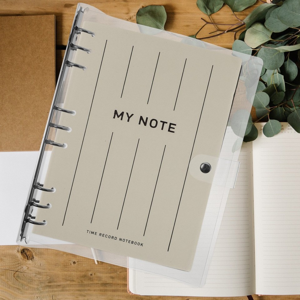 Clear Binder Covers for Book Transparent Folder Loose-leaf Plastic ...