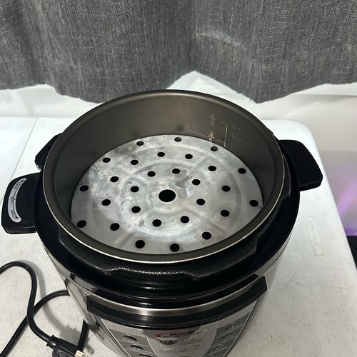 Power Pressure Cooker Model PPC770 Silver Black Stainless Steel | eBay