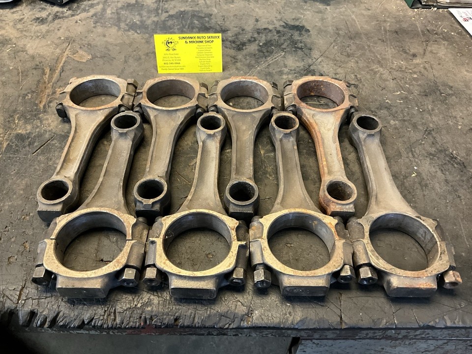 Set Of 8 Used Connecting Rods For A Big Block Chevy 396 - 454 | eBay