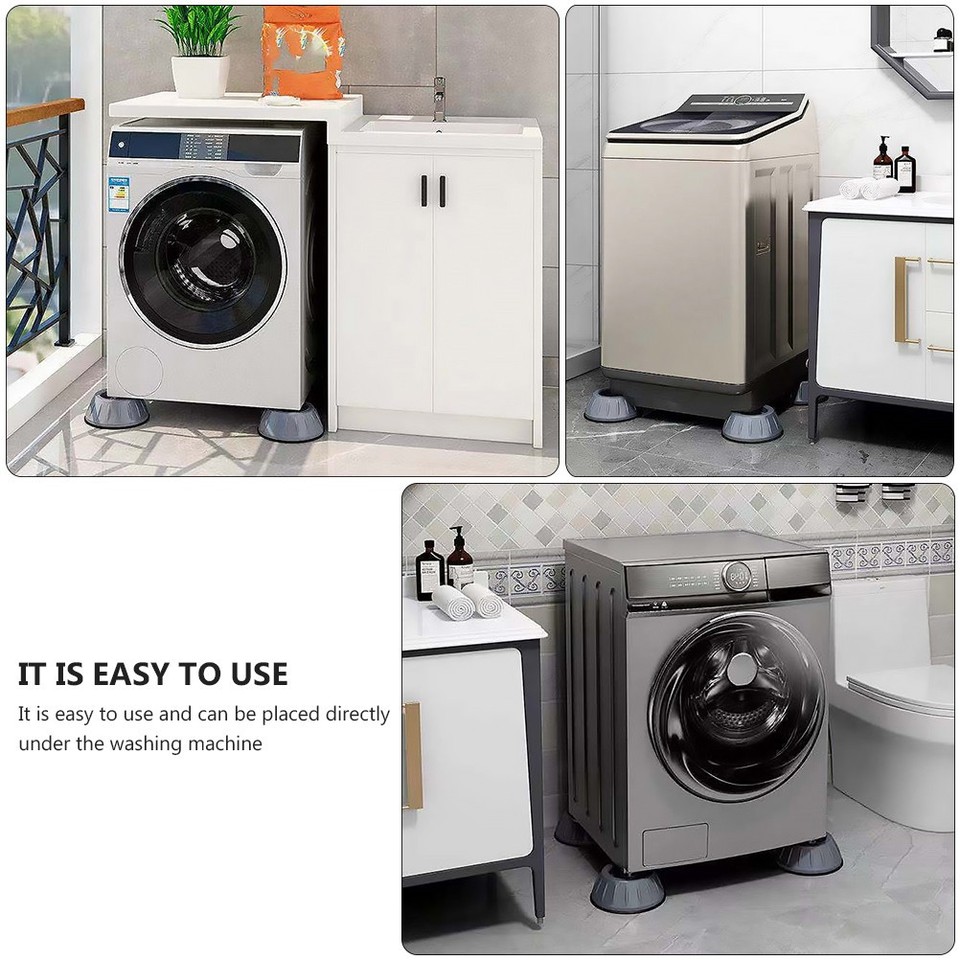 4Pcs Anti-Vibration Silent Pads for Washing Machine Dryer Anti Walk ...