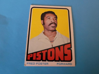 FRED FOSTER TOPPS VINTAGE BASKETBALL CARD (VG+) $$ | eBay