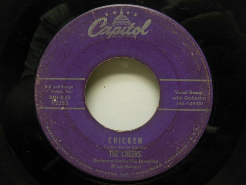 THE CHEERS: CHICKEN / DON'T DO ANYTHING. 45 RPM. G+ | eBay
