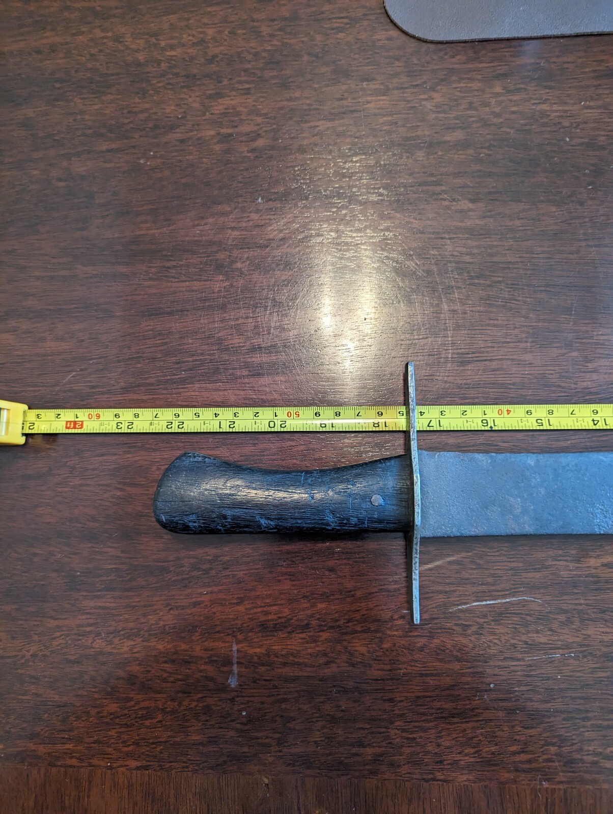 Confederate Short Sword with Wood Handle. 17-inch Blade | eBay