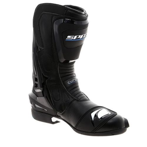Spada Curve Evo Leather Hippora Waterproof Motorbike Motorcycle Boots ...