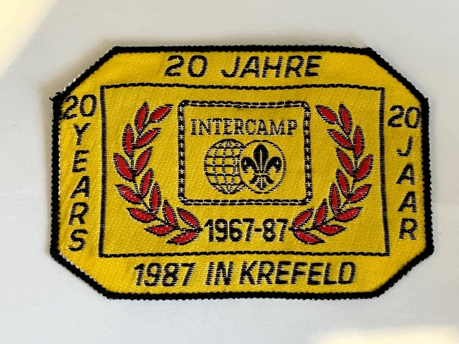 Boy Scout Intercamp 20 Years/20Jahre 1967-1987 in Krefeld Patch Badge ...