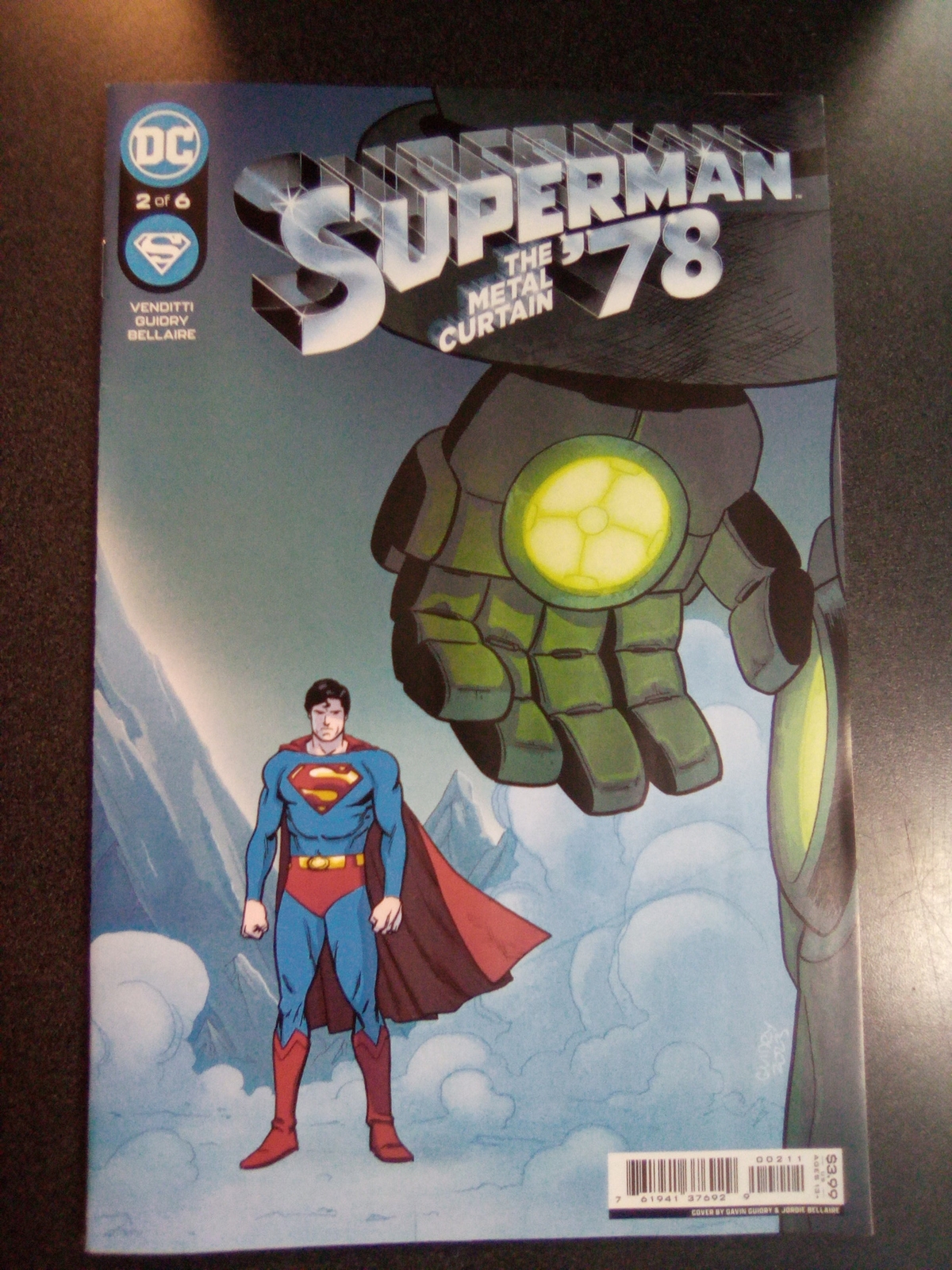 Superman 78 The Metal Curtain #2 Cover A Gavin Guidry Comic Book First ...