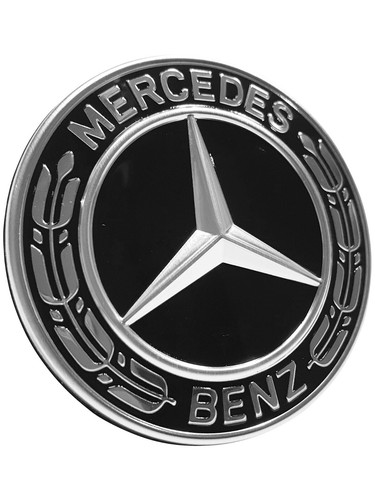 Original Mercedes Benz Stern Emblem schwarz Motorhaube A0008173305 | eBay