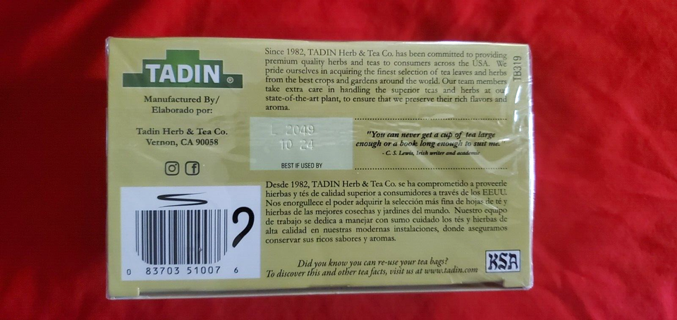 2 PACK ALOE VERA CACTUS TADIN TEA (48 BAGS) SAVILA Y NOPAL | eBay