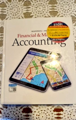 Financial and Managerial Accounting by James M. Reeve-14th Edition ...