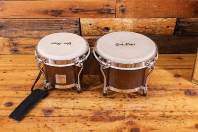 Gon Bops Mariano Bongos With Chrome Hardware 7 and 8.5 in. BLEM | eBay