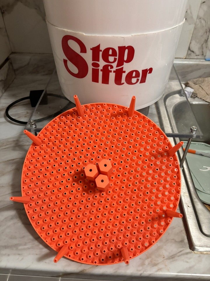 Gold Vibrating STEP SIFTER MINNING Bucket Sluice Classifier Screen 3/8 ...