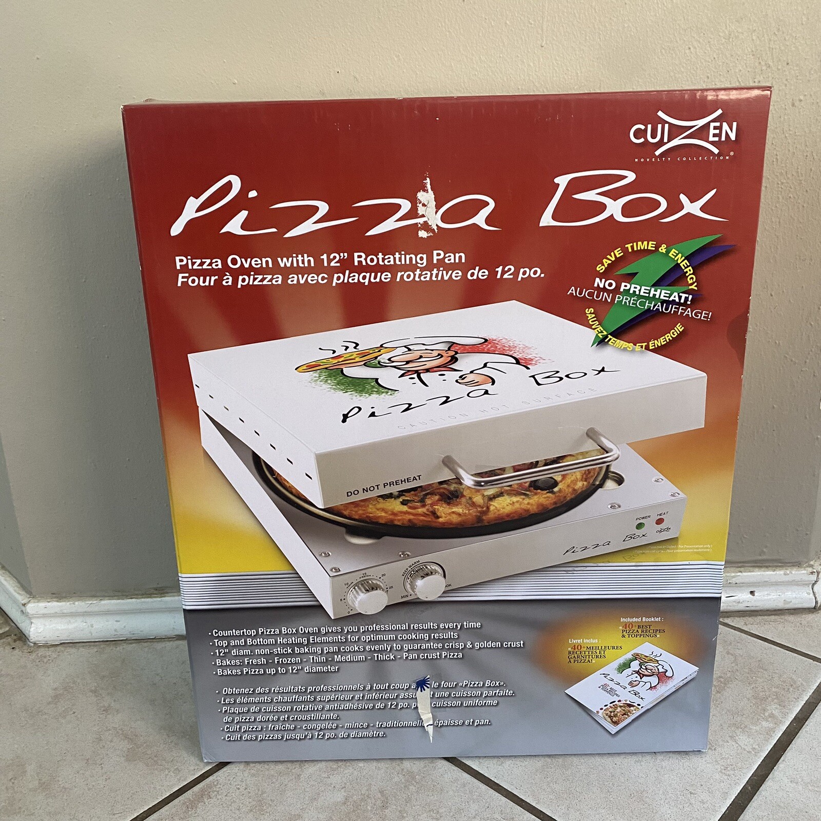 CuiZen PIZ4012 Pizza Box Oven, Medium - White for sale online | eBay