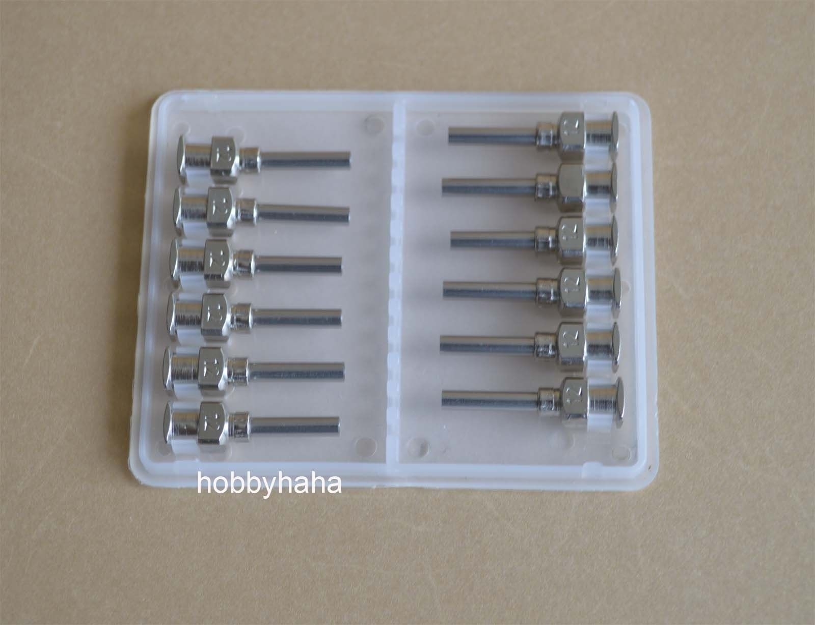 12pcs 1/2" 12Ga Blunt Stainless Steel Syringe Needle tips | eBay