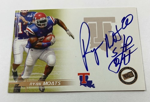 2005 Press Pass Ryan Moats Auto Card FRA15 | eBay
