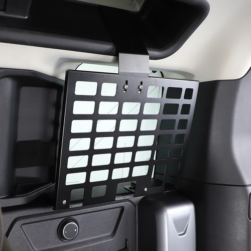 Black Alloy Bag Racks Both Sides Trunk Trim For Land Rover Defender 90 ...