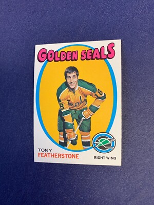 1971-72 Topps Hockey #106 Tony Featherstone RC Rookie - Golden Seals ...