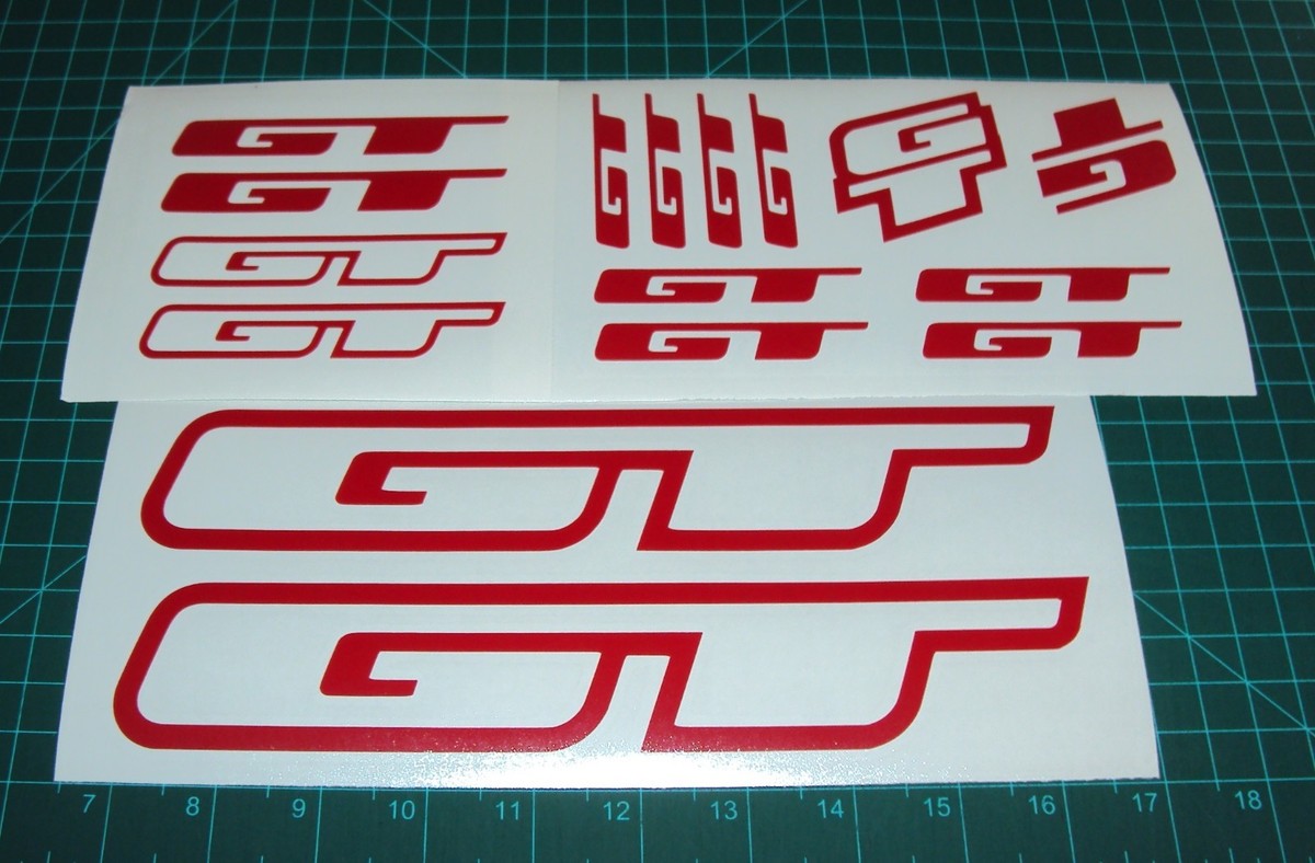 Gt Teal Bike Stickers