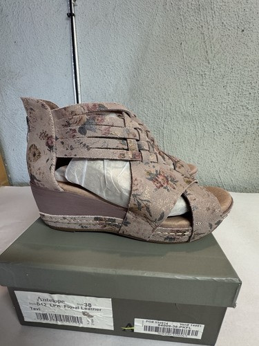 Sundance Antelope Rowena Spring Flowers woven wedge sandal sz 38 / US 7 ...