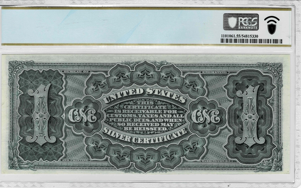 1886 $1 Silver Certificate 'Martha'note--fr.216--PCGS About UNC 55 PPQ ...