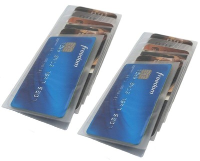 Set of 2 - Plastic Replacement Insert For Checkbook Wallets,Ultra Slim ...