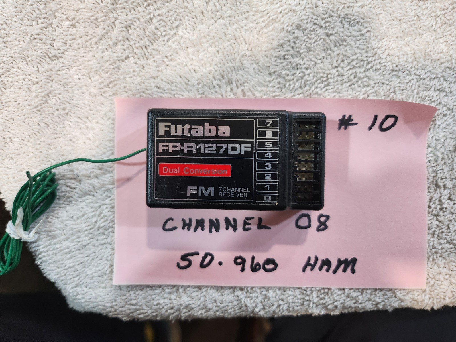 futaba receiver FP-R127DF 50 mhz channel 08 ham band | eBay