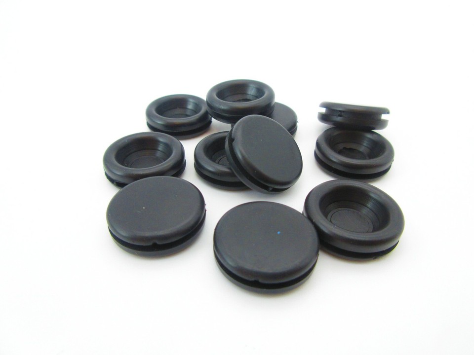 1/2" Rubber Panel Plug, Knockout Plugs, Solid Center Fits 1/16” Thick ...