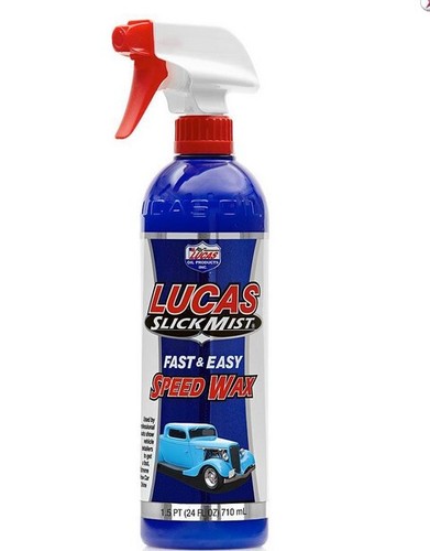 Lucas, slick mist Speed Wax 710ml spray bottle, 10160, shines and ...