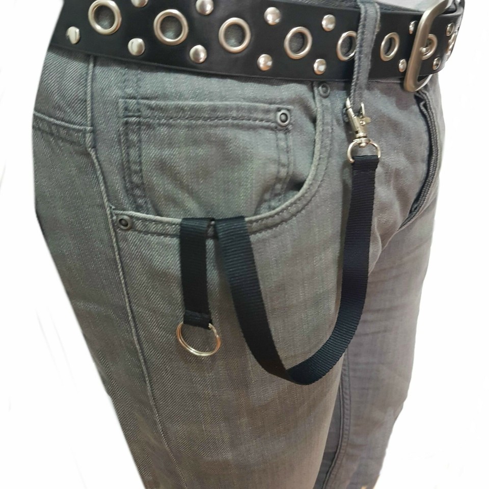 Pants Chain Lanyard Keychain Keyring Carabiner | eBay