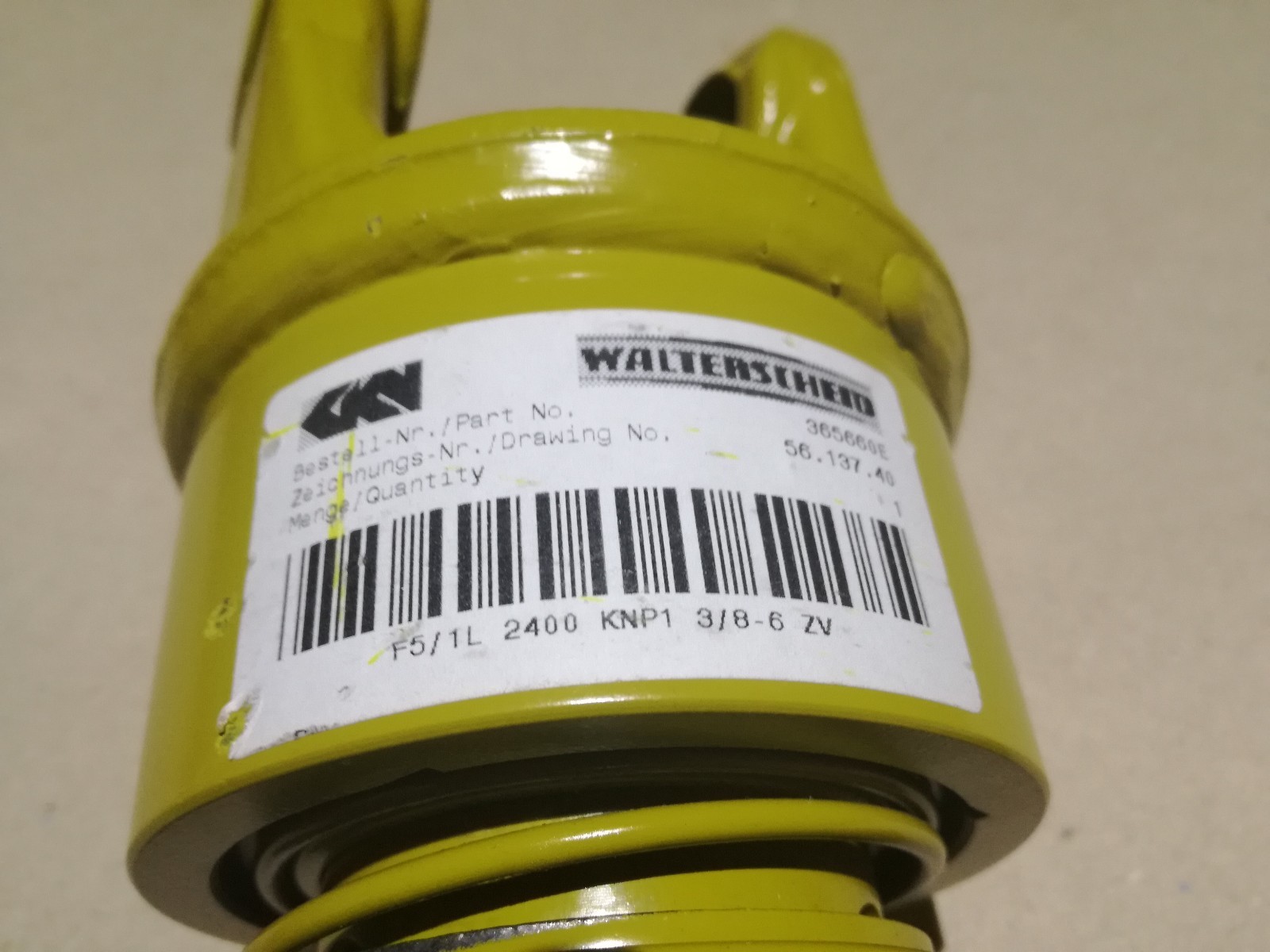 Walterscheid Freilauf F5/1L links lauf 5613740 Gelenkwelle, W2400 1 3/8 ...