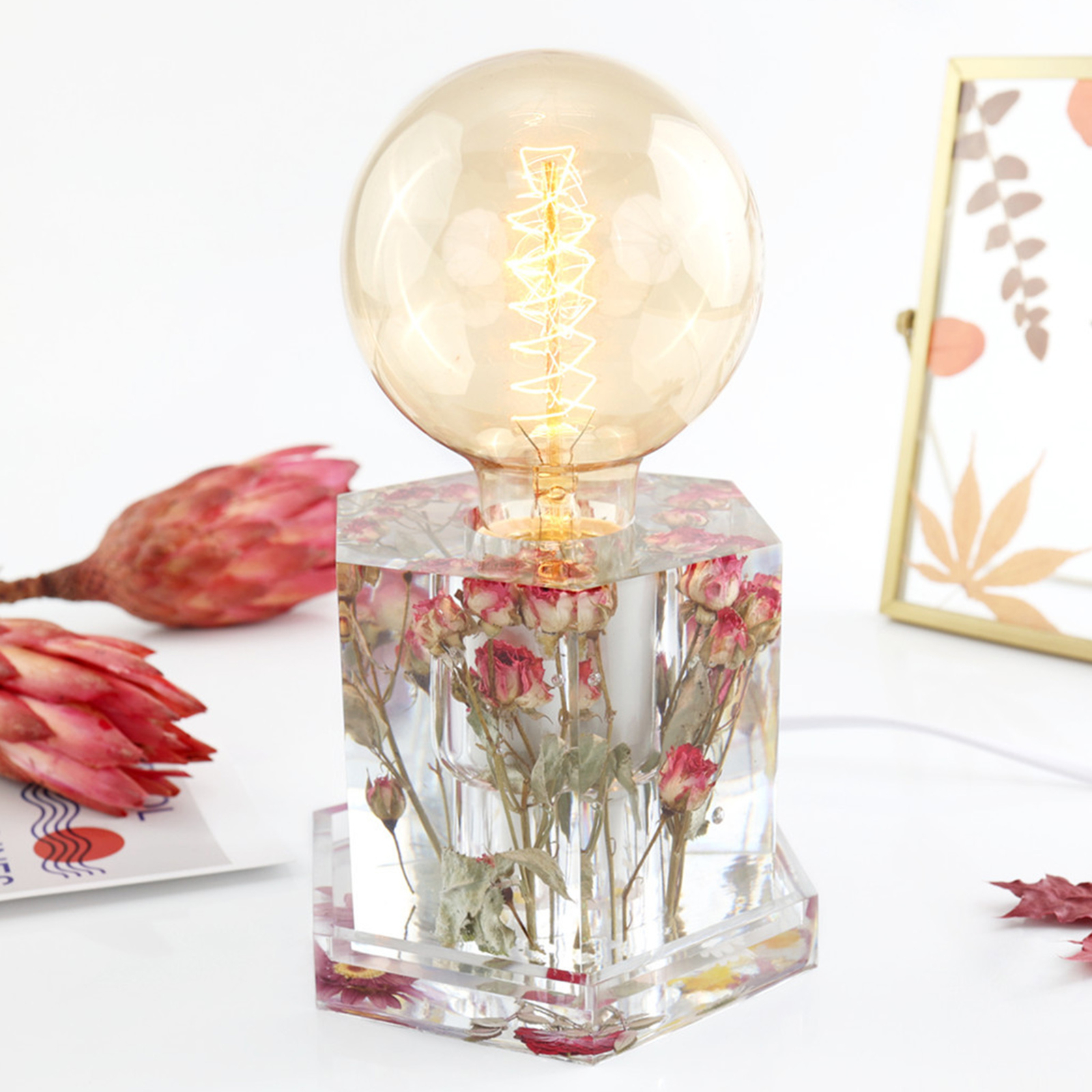 1 Set Lamp Mold Eco-friendly Transparent Night Light Lamp Mold Clear ...