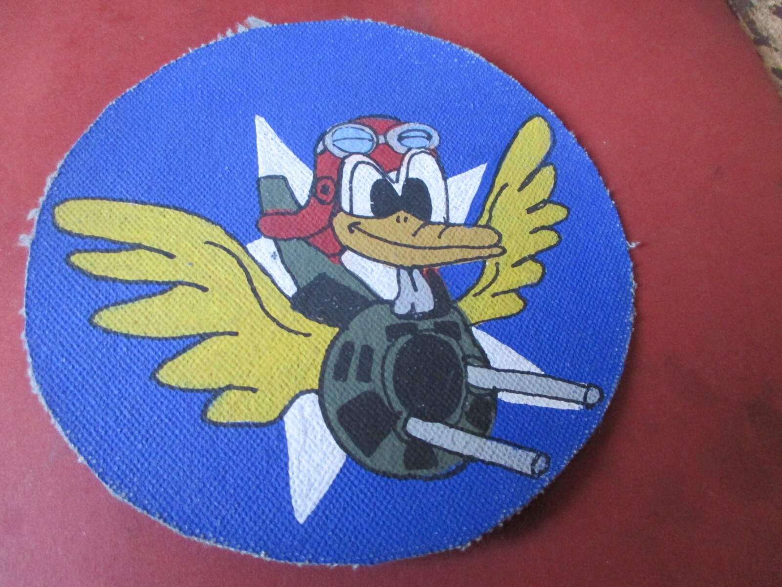 WWII USAAF DISNEY DONALD DUCK AJO AAF ARZ ADV GUN SCH FLIGHT JACKET ...