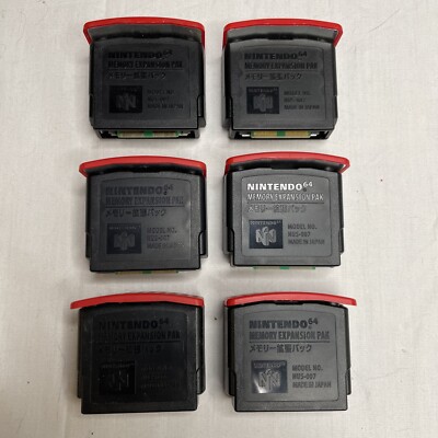 OEM Authentic Nintendo 64 N64 Expansion Pak Pack NUS-007 Authentic ...