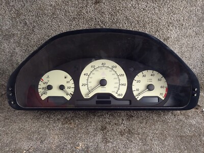 Mercedes W202 C Class Sport Instrument Cluster Speedo Speedometer ...