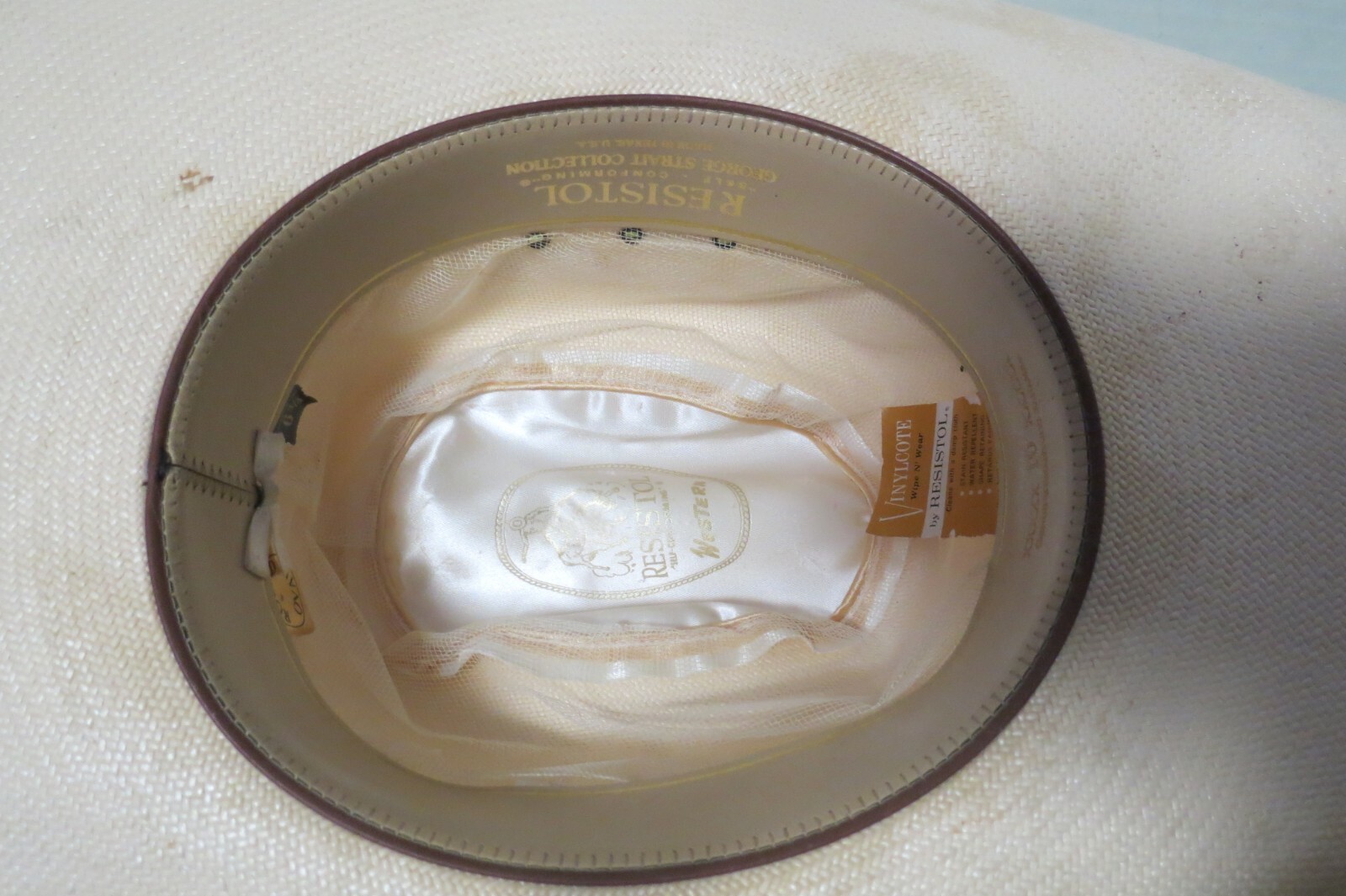 Resitol George Strait 10X Shantung Panama Straw Western Cowboy Hat ...