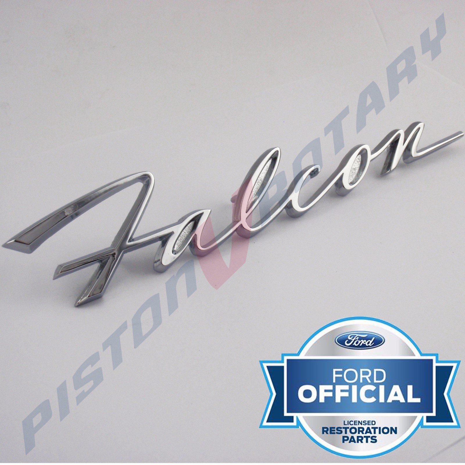FALCON Guard Badge Chrome, Brand New for FORD XK Fender Fordomatic ...