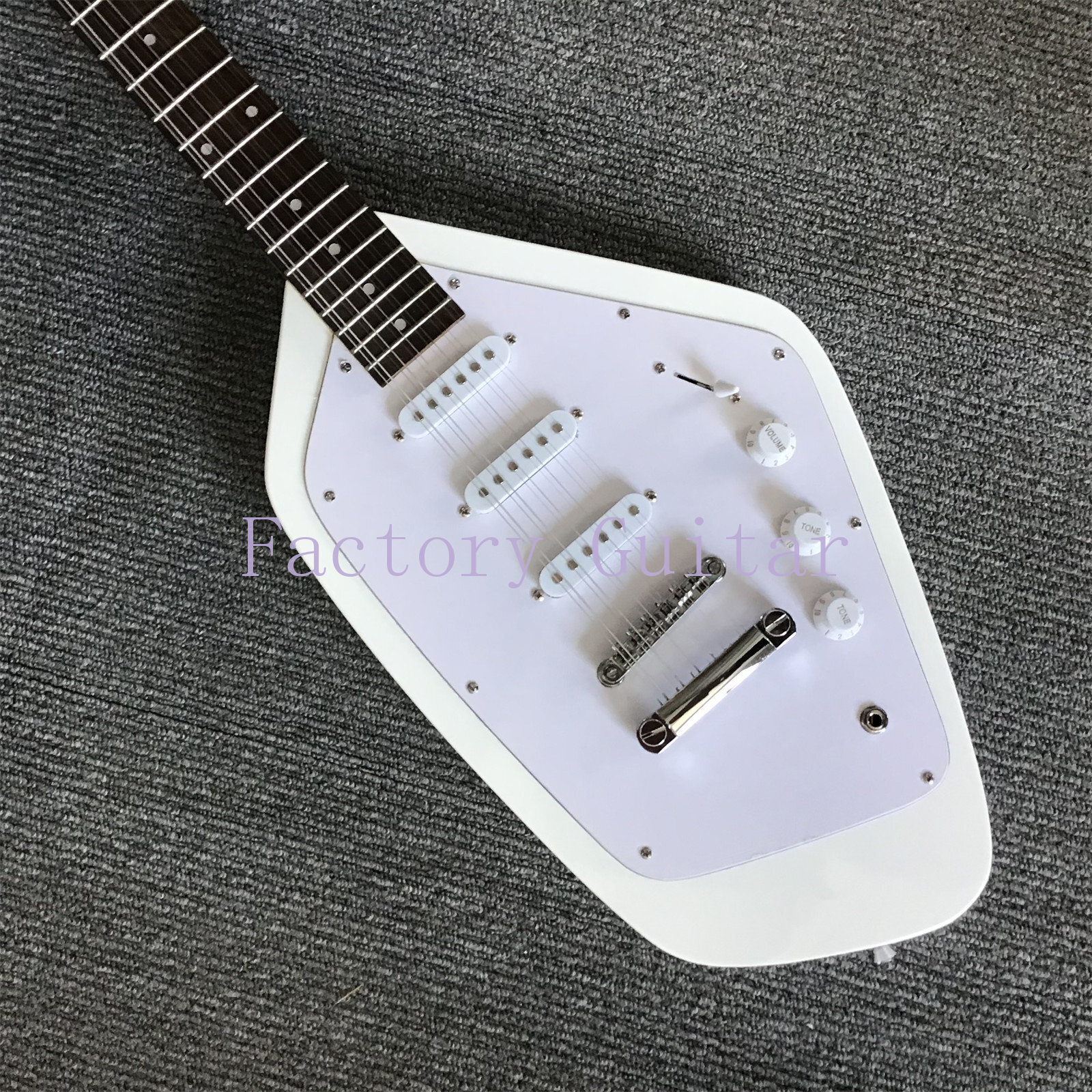 Solid Body Pentagon Shape 12 Strings Electric Guitar 3S Pickups Maple ...