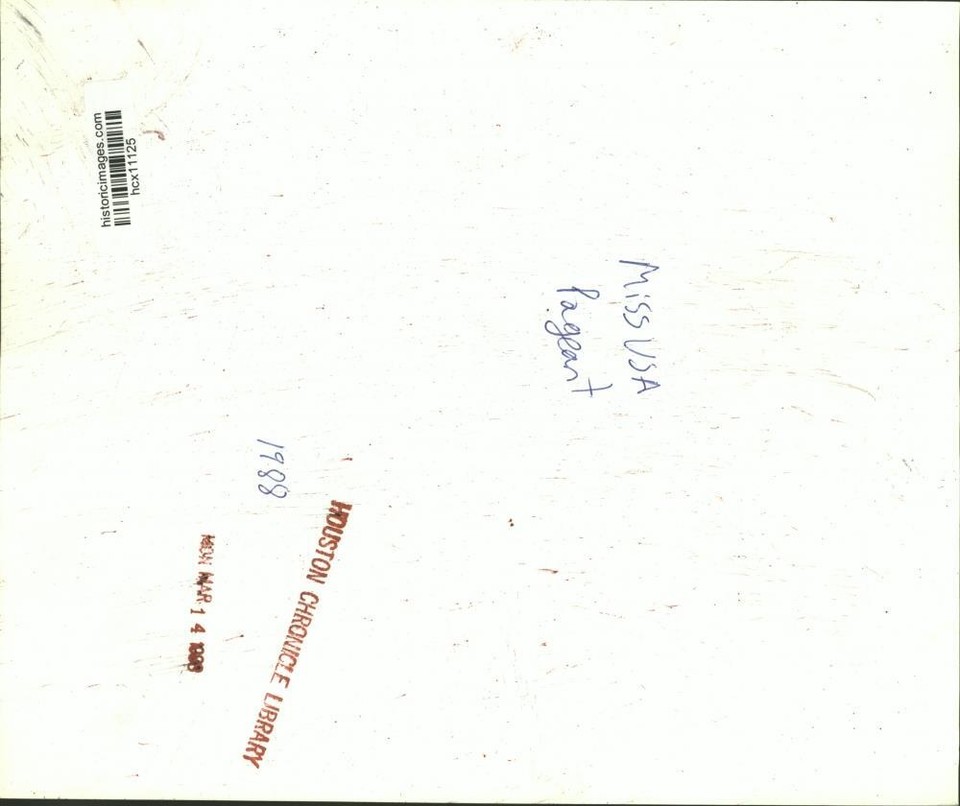 1988 Press Photo Michelle Royer, Tracy Scoggins, Alan Thicke & Miss USA ...