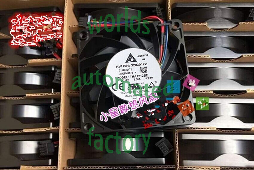 1 PCS Delta Fan THA1212BE DC 12V 6.50A 12038 12CM aluminum frame ...