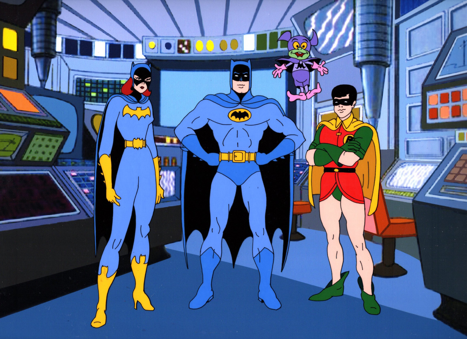 New Adventures of Batman Opening Scene 1977 TV Series Hand Paint ...