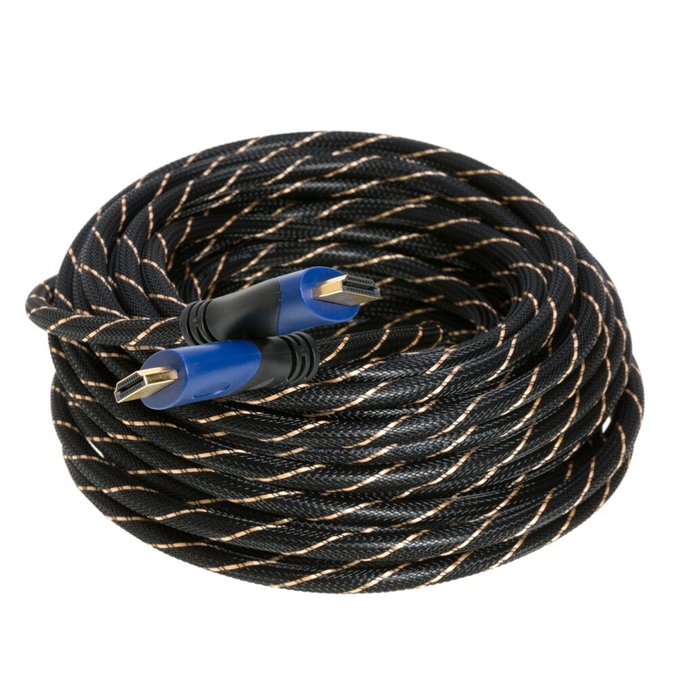 4K HDMI 2.0 Premium Braided Cable ARC 60Hz HDR 2160p 3D HDTV 1.5ft-50ft ...