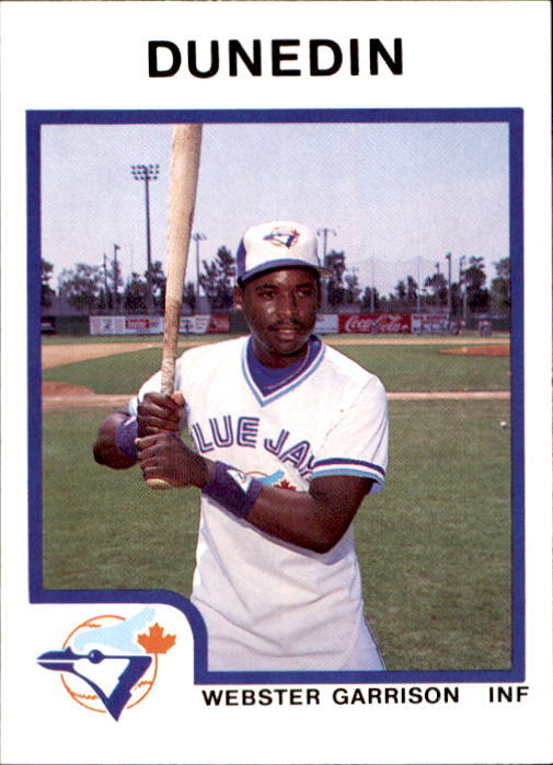 1987 Dunedin Blue Jays ProCards #937 Webster Garrison Marrero Louisiana ...