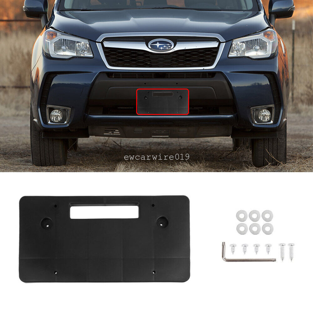 For SUBARU Round Bumper Holes License Plate Bracket Front No Drilling ...