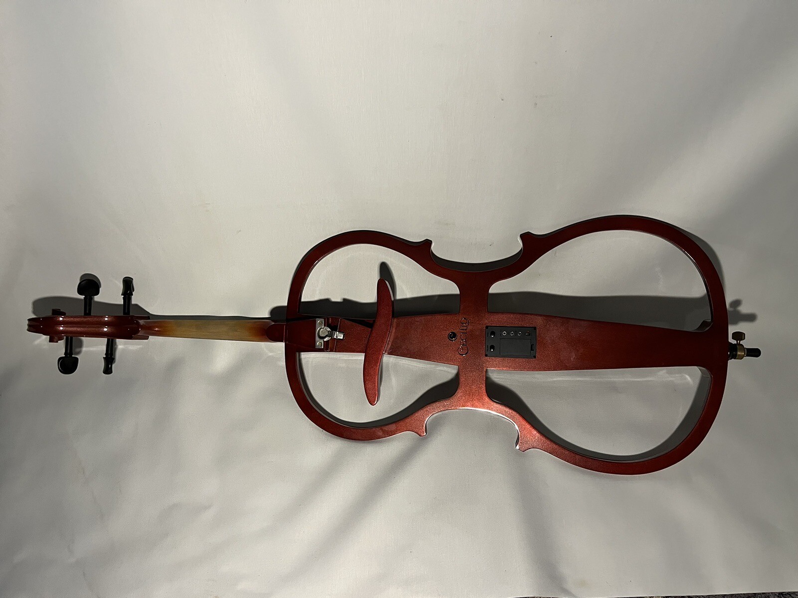 Electronic cello 4/4 black white professional Electric cello Used | eBay