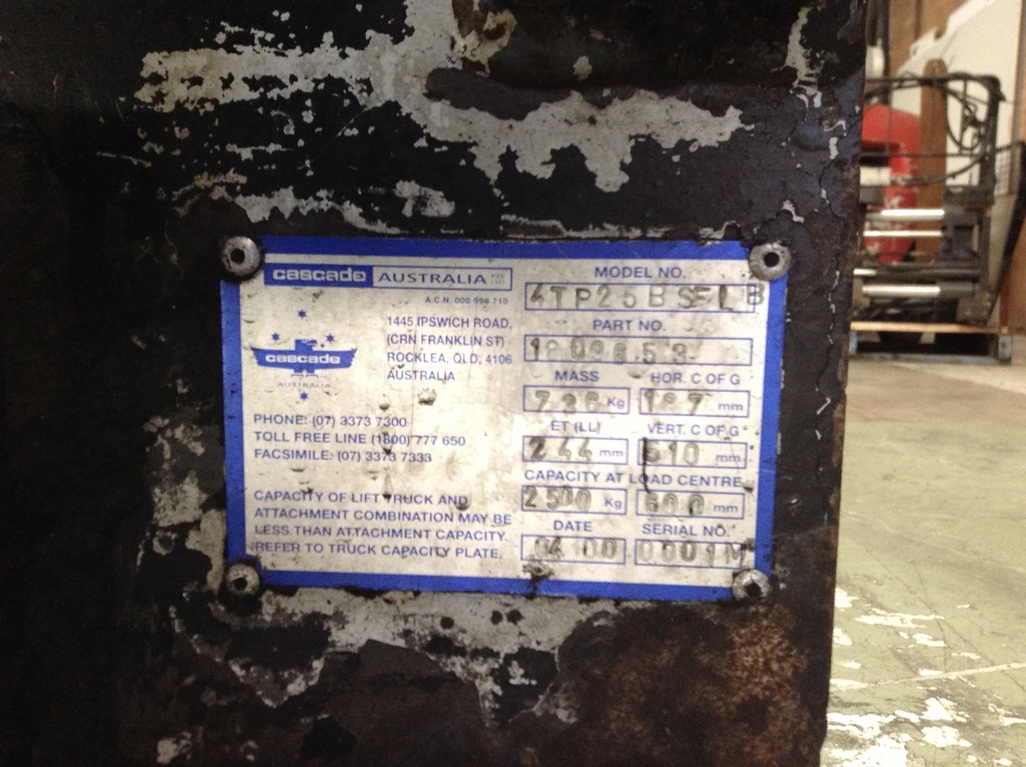 Cascade Twin Pallet Handler For Hire 150/pw For Sale $2999+GST ...