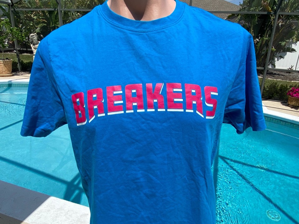 New Zealand Breakers NBL Basketball Australia T Shirt Mens Blue M ...