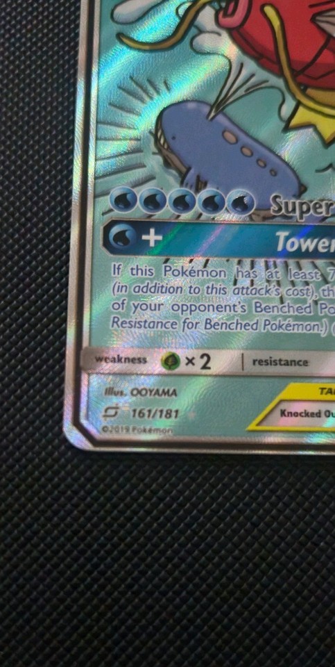 Pokémon TCG Magikarp & Wailord GX 161/181 Tag Team Team Up Secret Rare ...