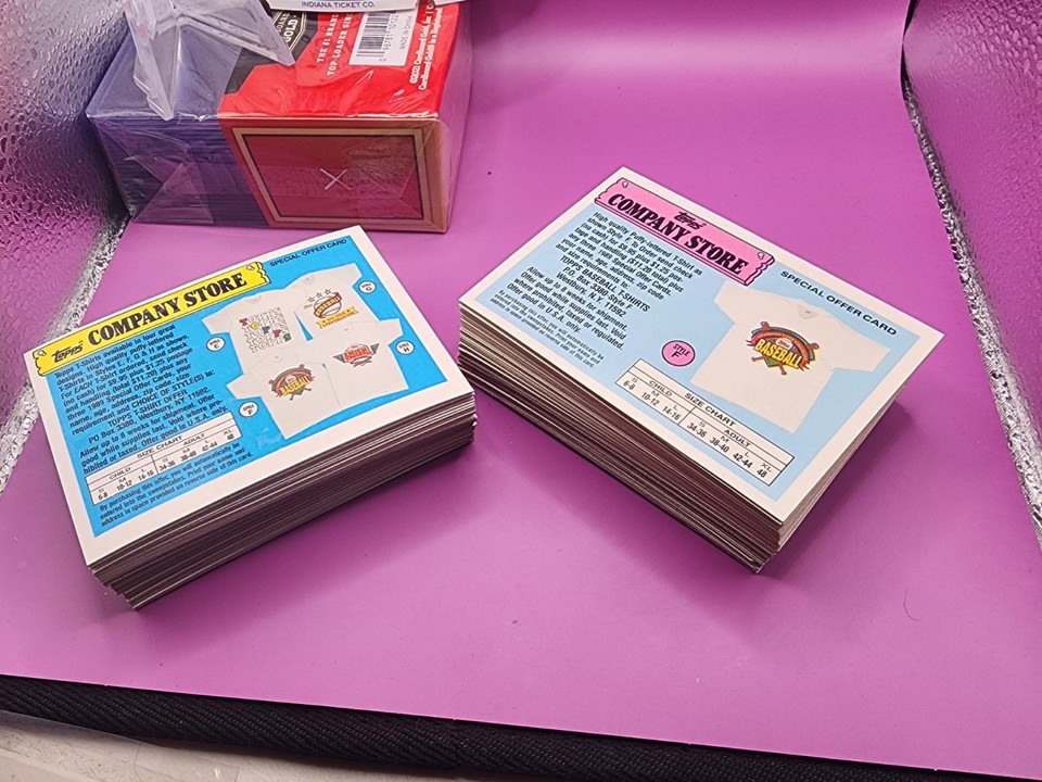 1989 Topps Company Store Promos - 100 Card Lot. | eBay